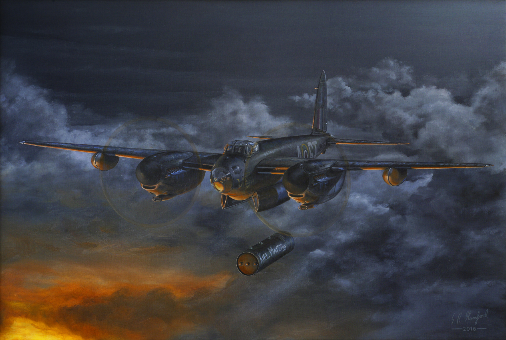 The Last Raid | Simon Mumford Aviation Art