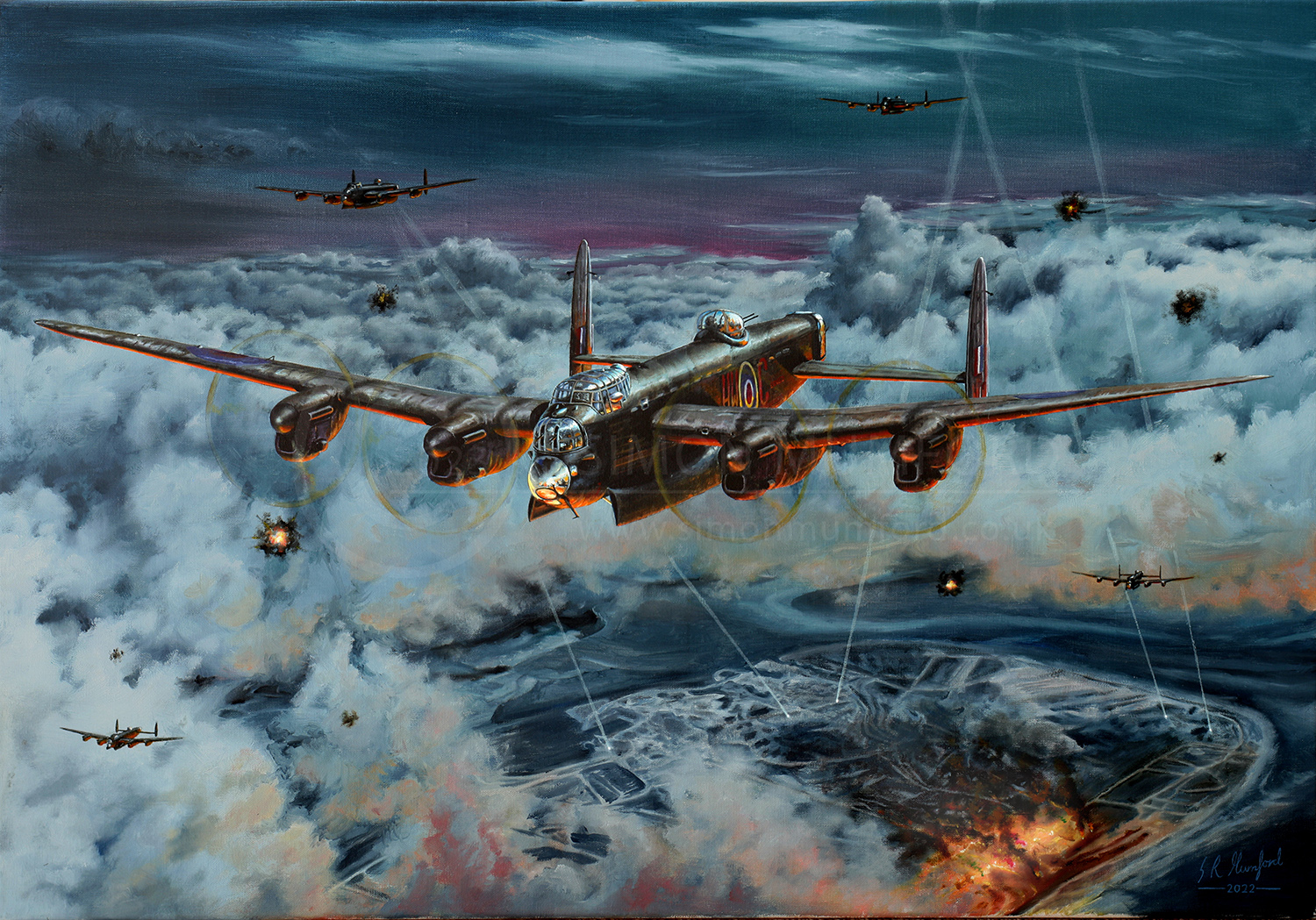 Operation Hydra | Simon Mumford Aviation Art