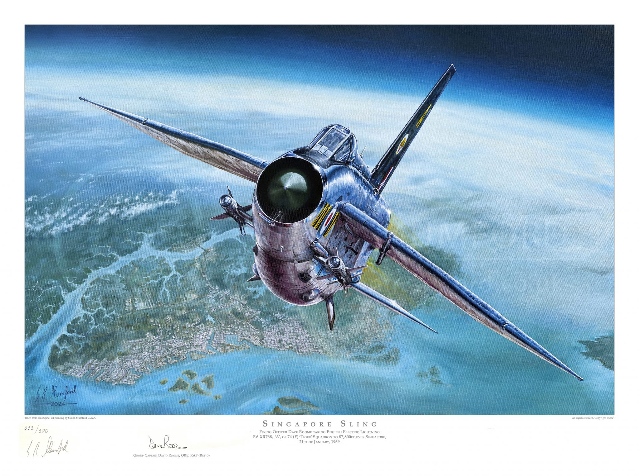 SINGAPORE SLING PRINT | Simon Mumford Aviation Art